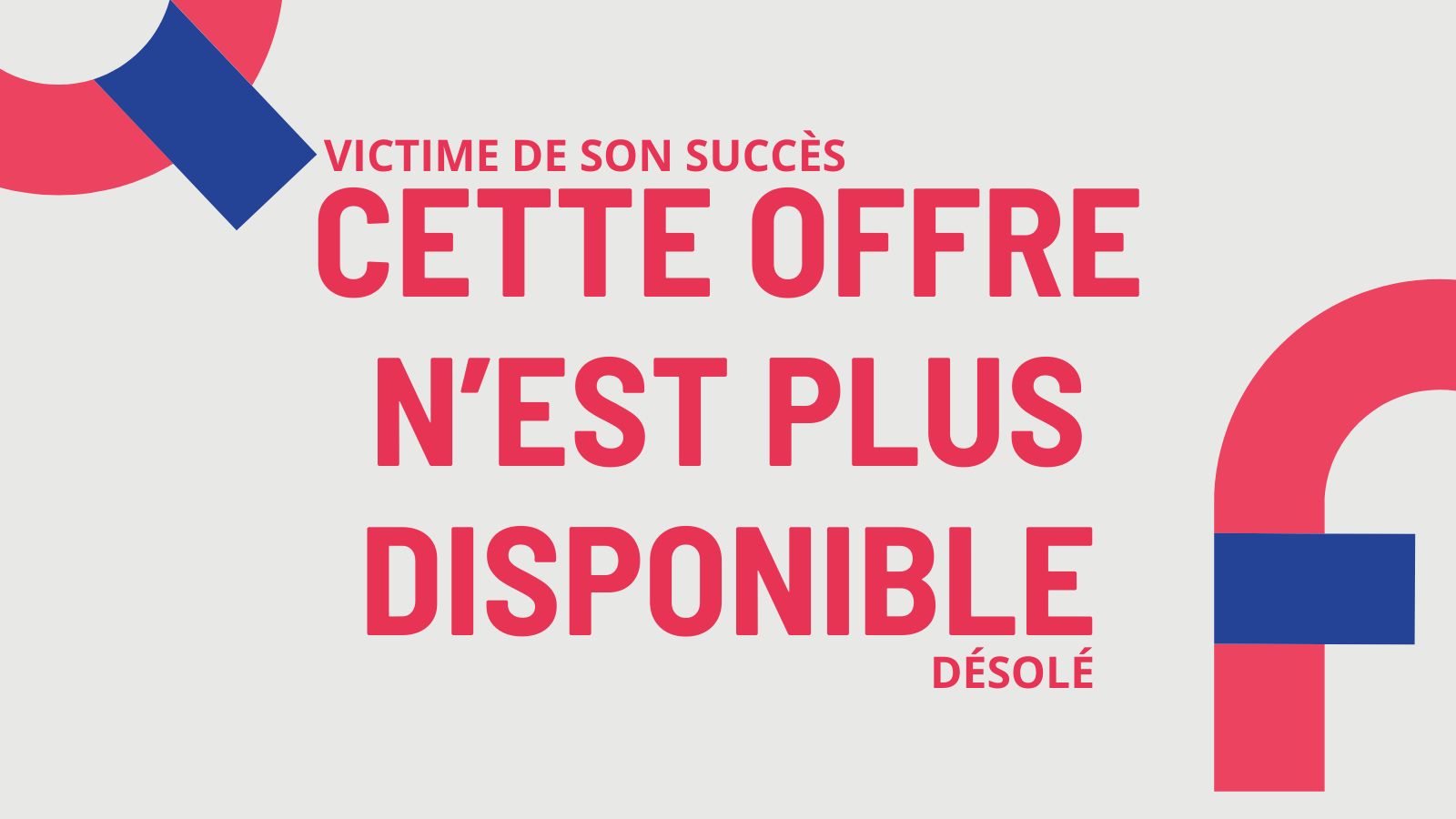 Offre non disponible - OFQJ France