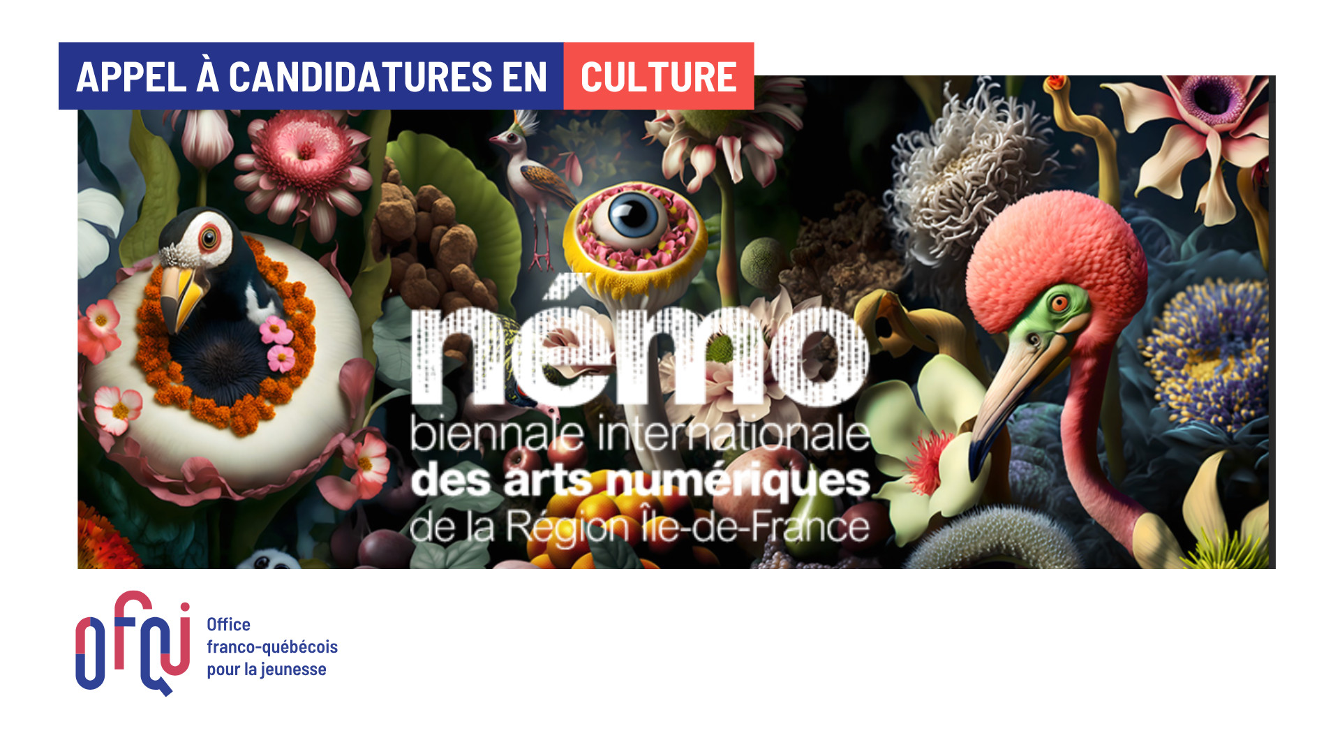 Némo – Biennale internationale des arts numériques 2025 - OFQJ France